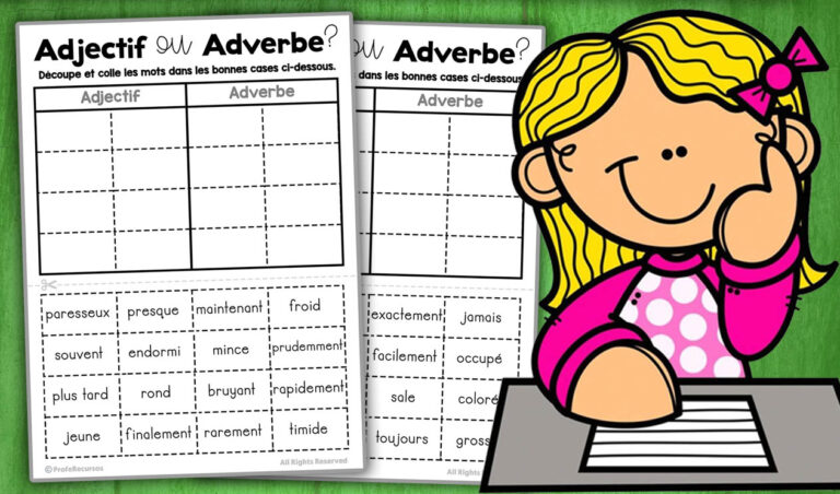 Adjectif ou Adverbe | Exercices Corrigés