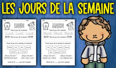 Les Jours de la Semaine | Fiches d’activités