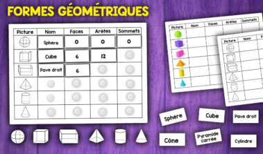 Les formes géométriques en 3D | Activité d'apprentissage