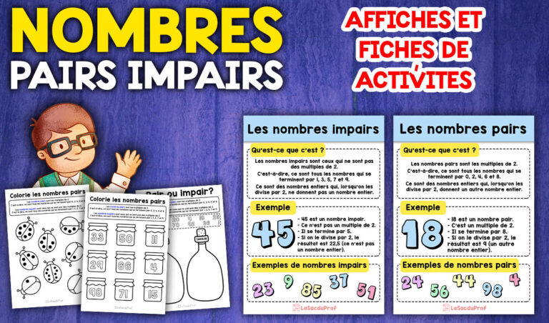 Les Nombres Pairs et Impairs Exercices